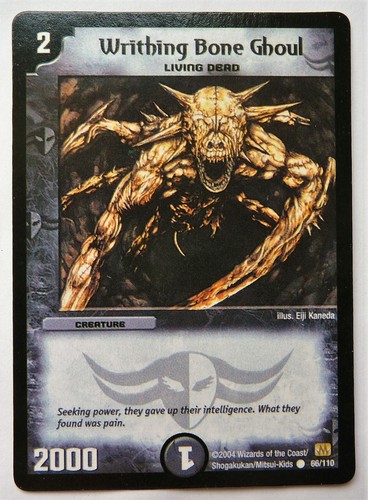 CARTE DUEL MASTERS Writhing Bone Ghoul 66/110 ANGLAIS neuve | eBay