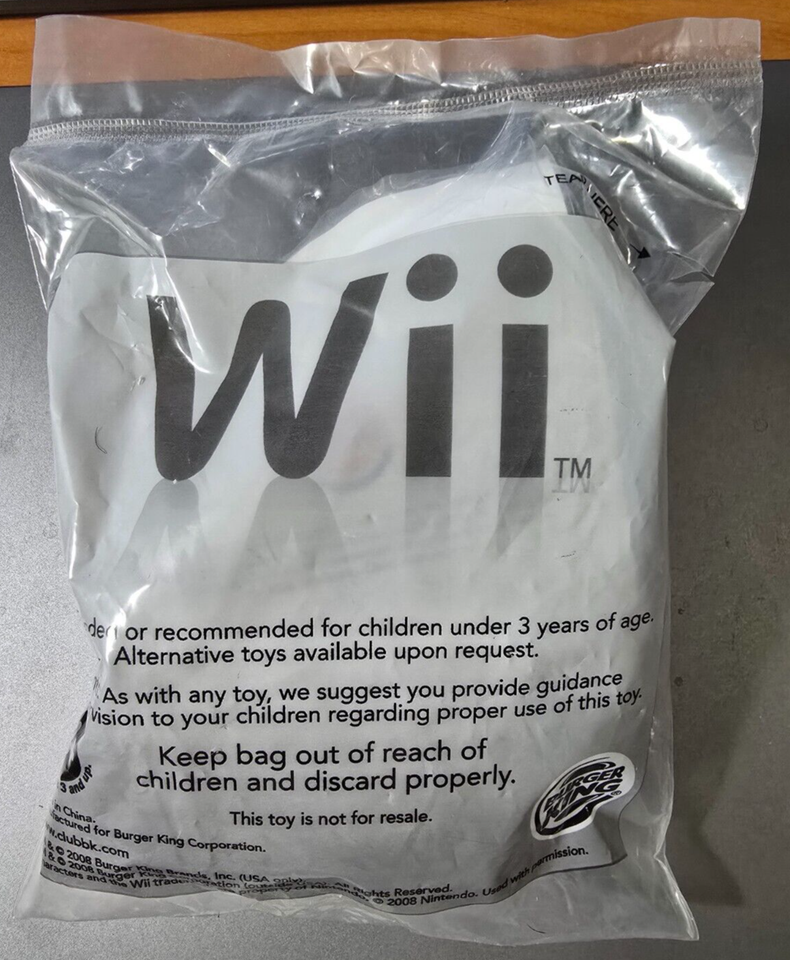 Burger King 2008 Meal Nintendo Wii Boo Ghost Figure Sealed New | eBay
