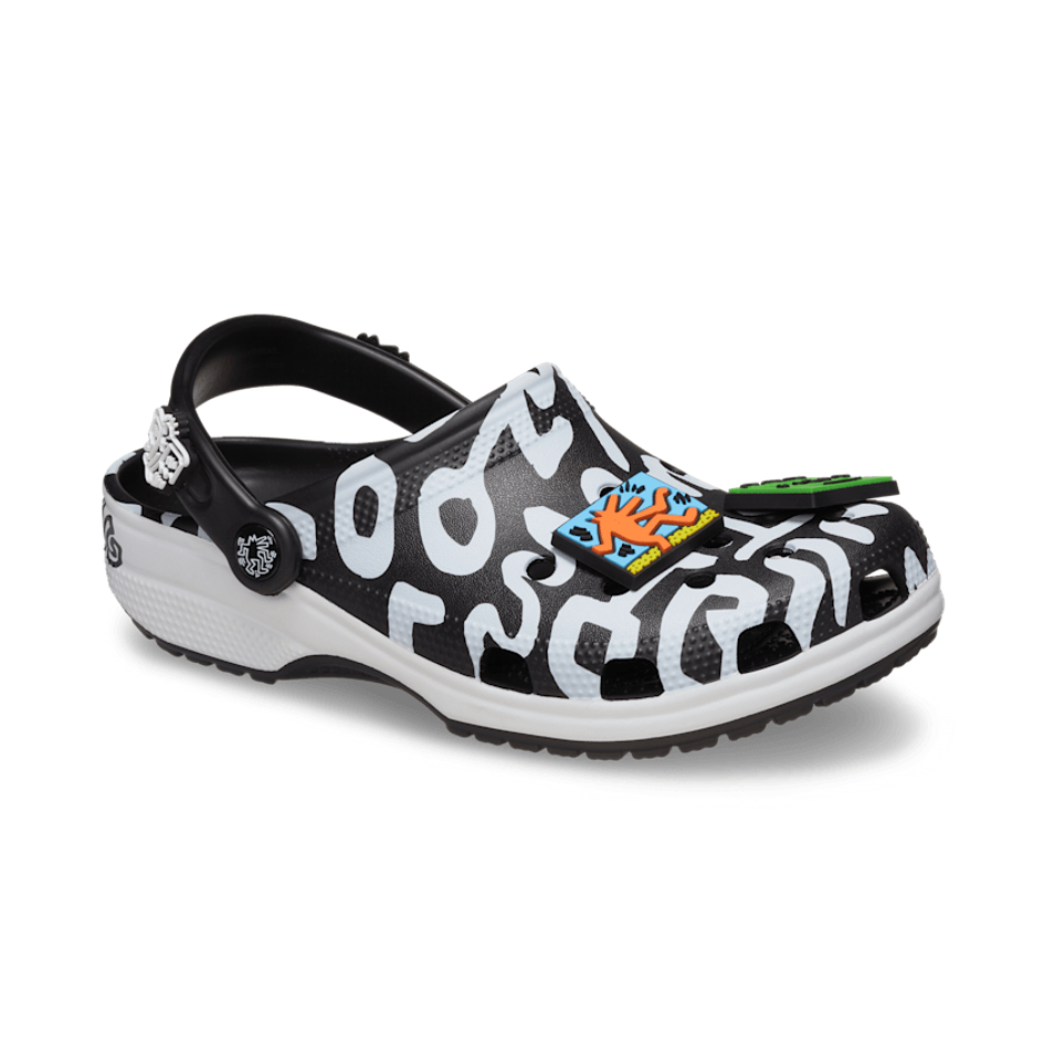 NEW CROCS KEITH HARING CLASSIC CLOG 209488 BLACK UNISEX | eBay