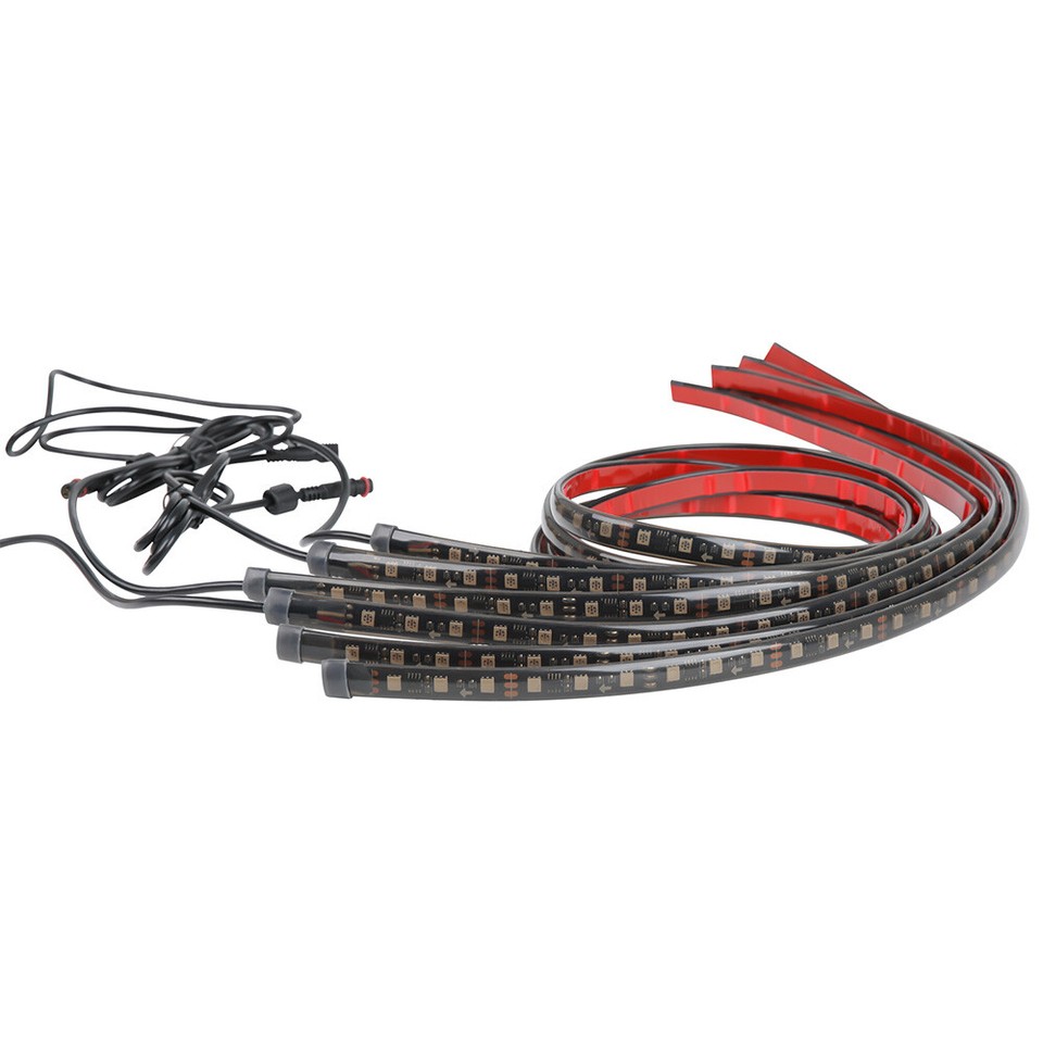 6pc RGB Multicolor LED Underglow Lights Turn Signal Strip For Chevrolet ...