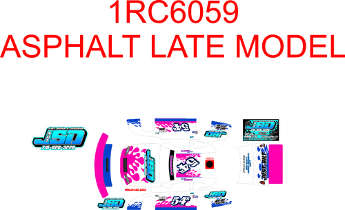 1RC ASPHALT LATE MODEL 1RC6059 WRAP RAELYN JUST 2024 | eBay