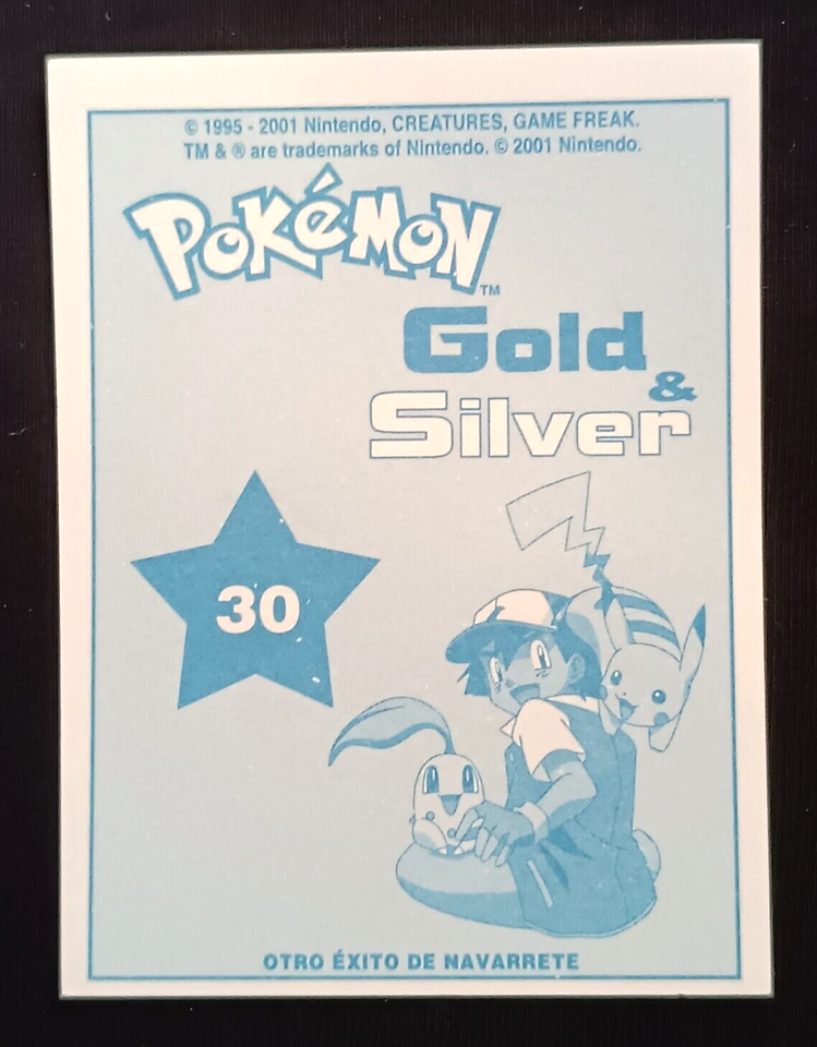 2001 Navarrete POKEMON Gold & Silver Sticker #030 MAREEP SOUTH AMERICA ...
