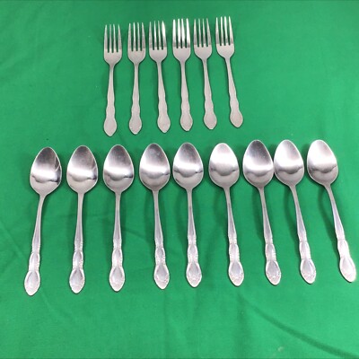 Vintage Washington Forge Flatware Flowers and Scrolls Glossy WAF20 | eBay
