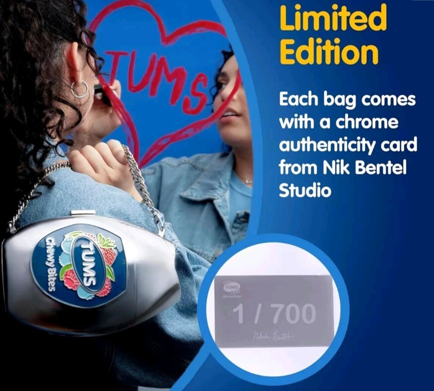 Rare Nik Bentel 1/700 TUMS Bag Purse Handbag Tote (BOX Is Cosmetically ...