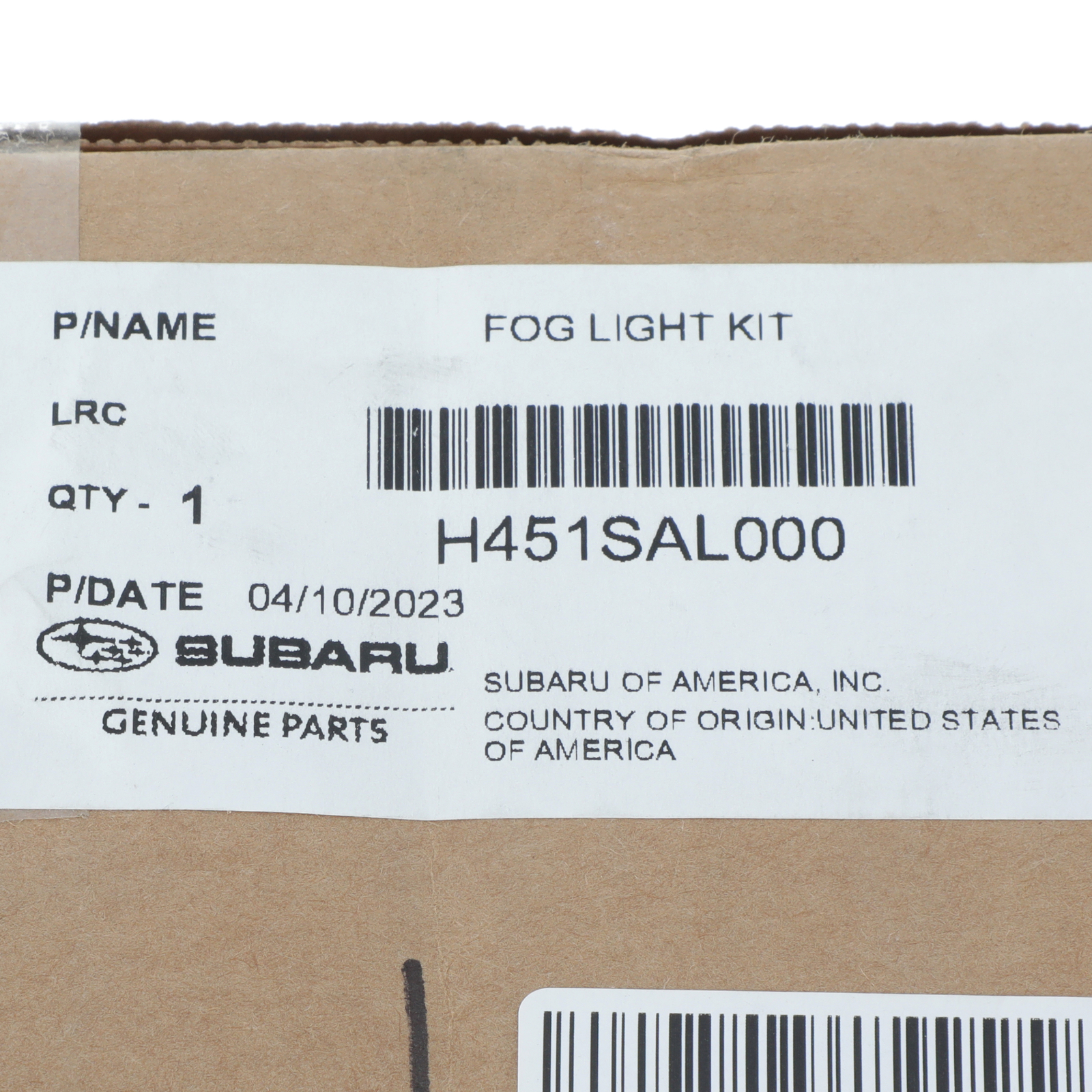 OEM NEW 2015-2017 Subaru Legacy Fog Light Lamp Kit Left and Right ...