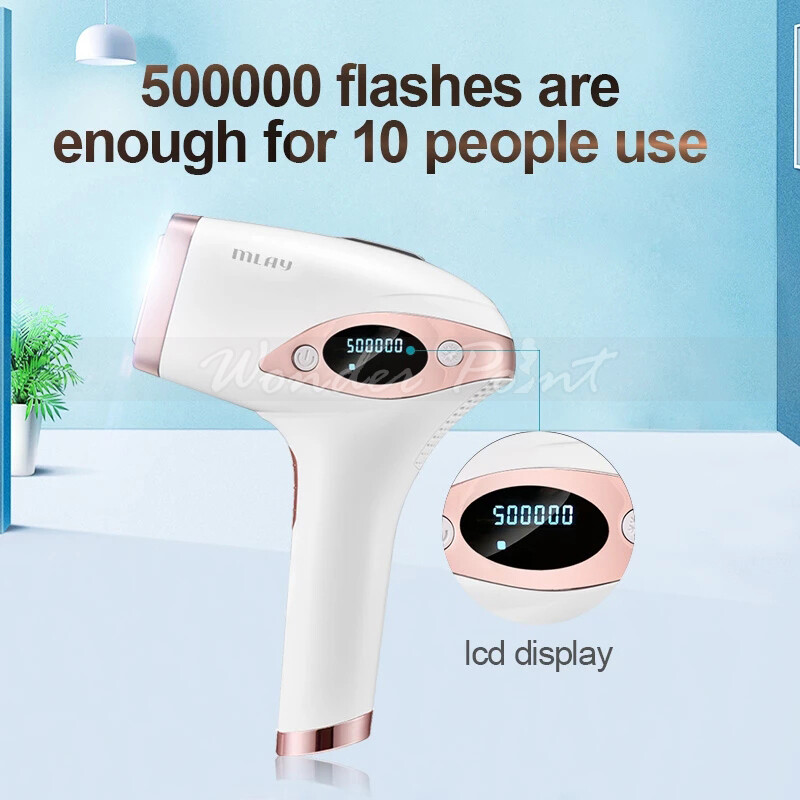 Mlay T4 IPL Laser Permanent Hair Removal Epilator Remove Moustache ...