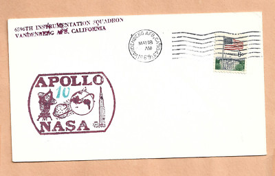 APOLLO 10 LAUNCH MAR 18,1969 VAFB TRACKING SPACE COVER NASA | eBay