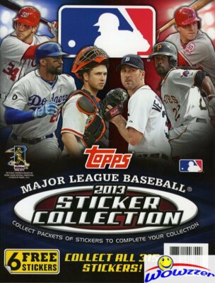 (12) 2013 Topps Baseball 32 Full Color Page Stickers Albums with 72 ...