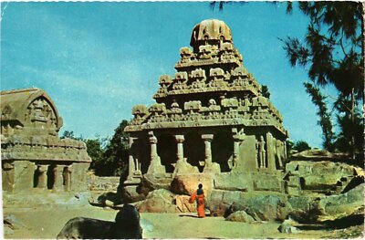 CPM Mahabalipuram Five Rathas INDIA (1182018) | eBay