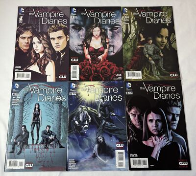 Cw Série Télé Bd Vampire Diaries #1 2 3 4 5 6 ~Ensemble Complet~Divers ...