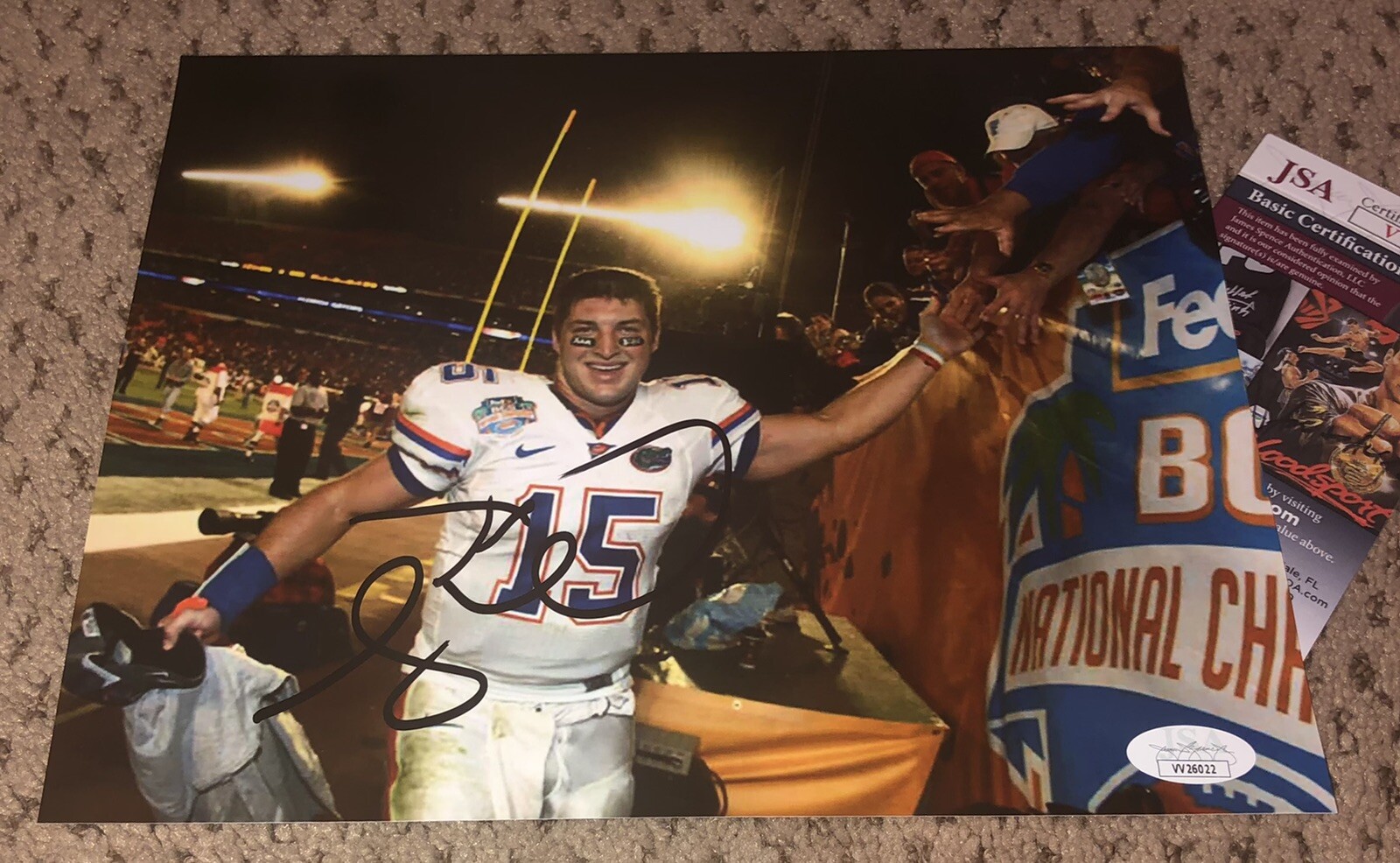 Tim Tebow | Autographed Football Memorabilia & NCAA Merchandise