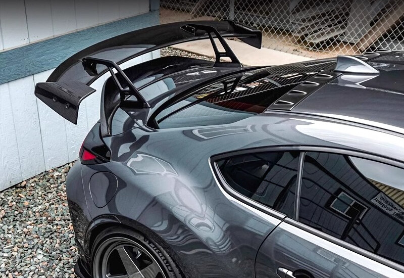 Carbon Fiber Rear Spoiler Swan Neck Wing For Toyota GR86 ZN8 BRZ 21+ A ...