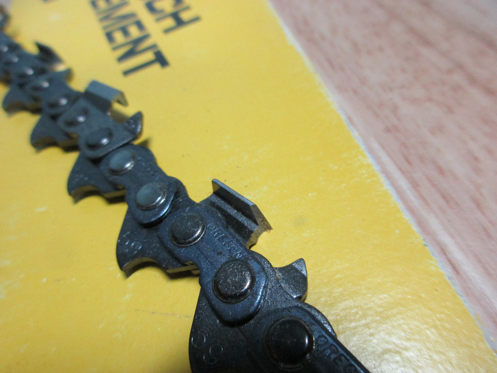 Vintage McCulloch Chainsaw Saw Chain .404" Pitch .063 Gage Full Chisel ...