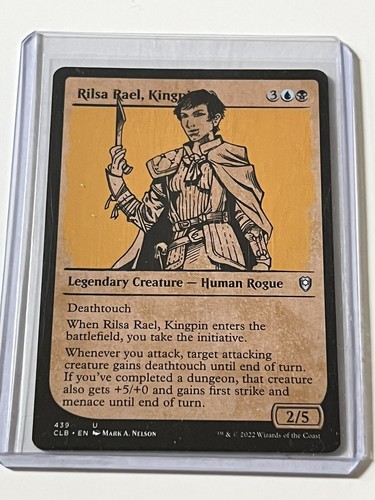 Rilsa Rael Kingpin Showcase Card 439 MTG D&D CL Baldur's Gate 2022 Mint ...