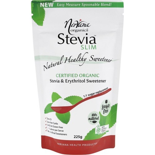 Nirvana Organics Stevia & Erythritol Sweetener Stevia Slim Spoonable ...