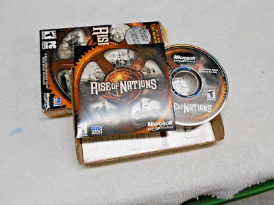 RISE OF NATIONS (PC Game CD-ROM) World Strategy Windows XP/2000/98 ...