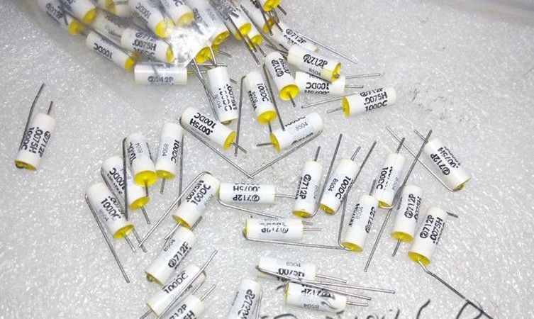 2PCS Sprague Orange Drop capacitor 712P 7500PF 100V 752 | eBay