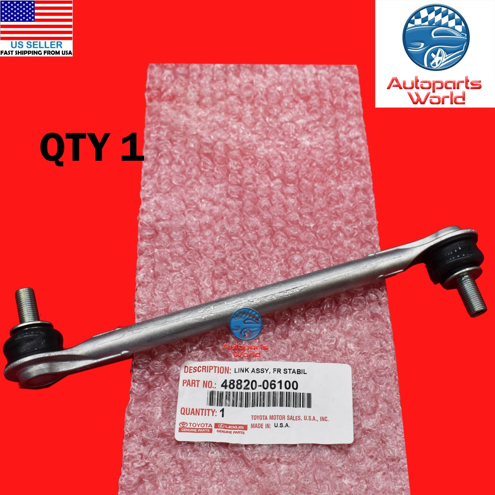 GENUINE TOYOTA AVALON CAMRY ES350 ES300h FRONT STABILIZER BAR LINK ...