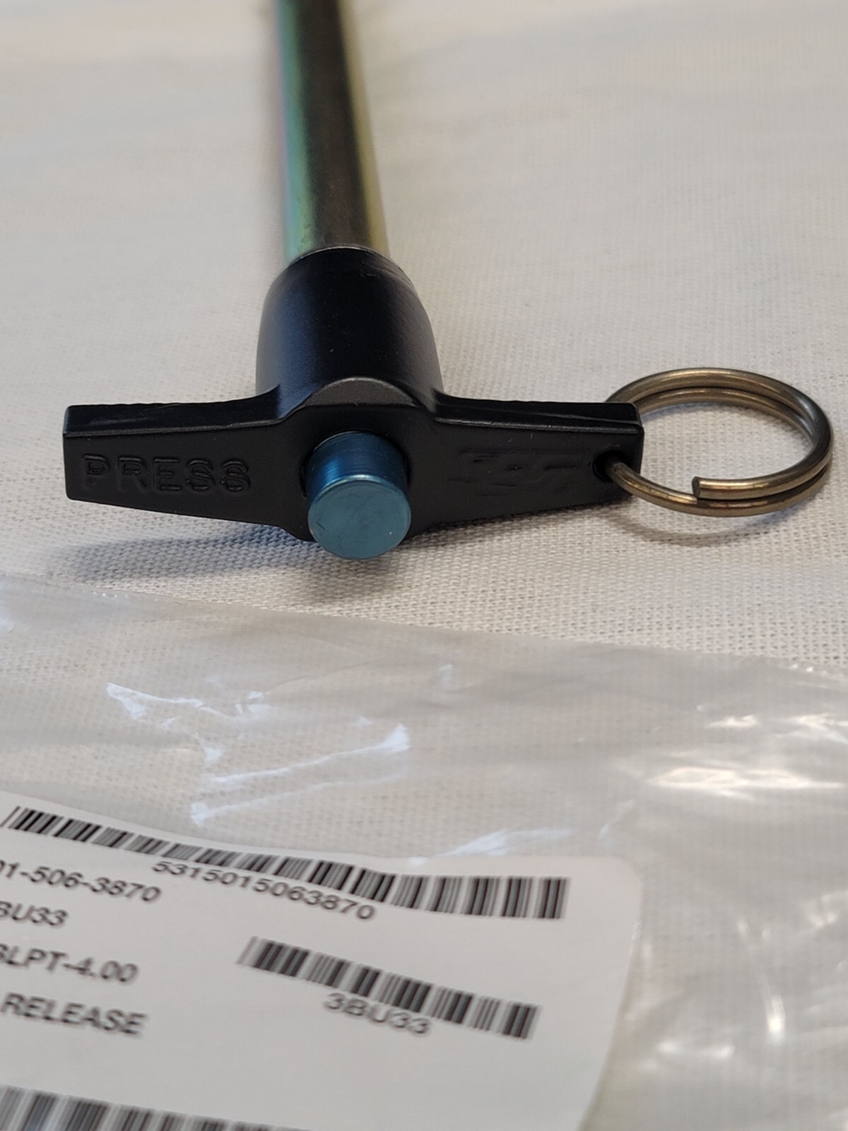 Carr Lane Push Locking Clevis Pin T-Handle Ball Quick Release 1/2" 4 CL ...