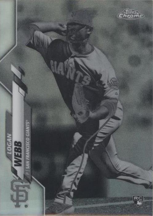 2020 Topps Chrome - Logan Webb #117 Negative Refractor (RC) for sale ...