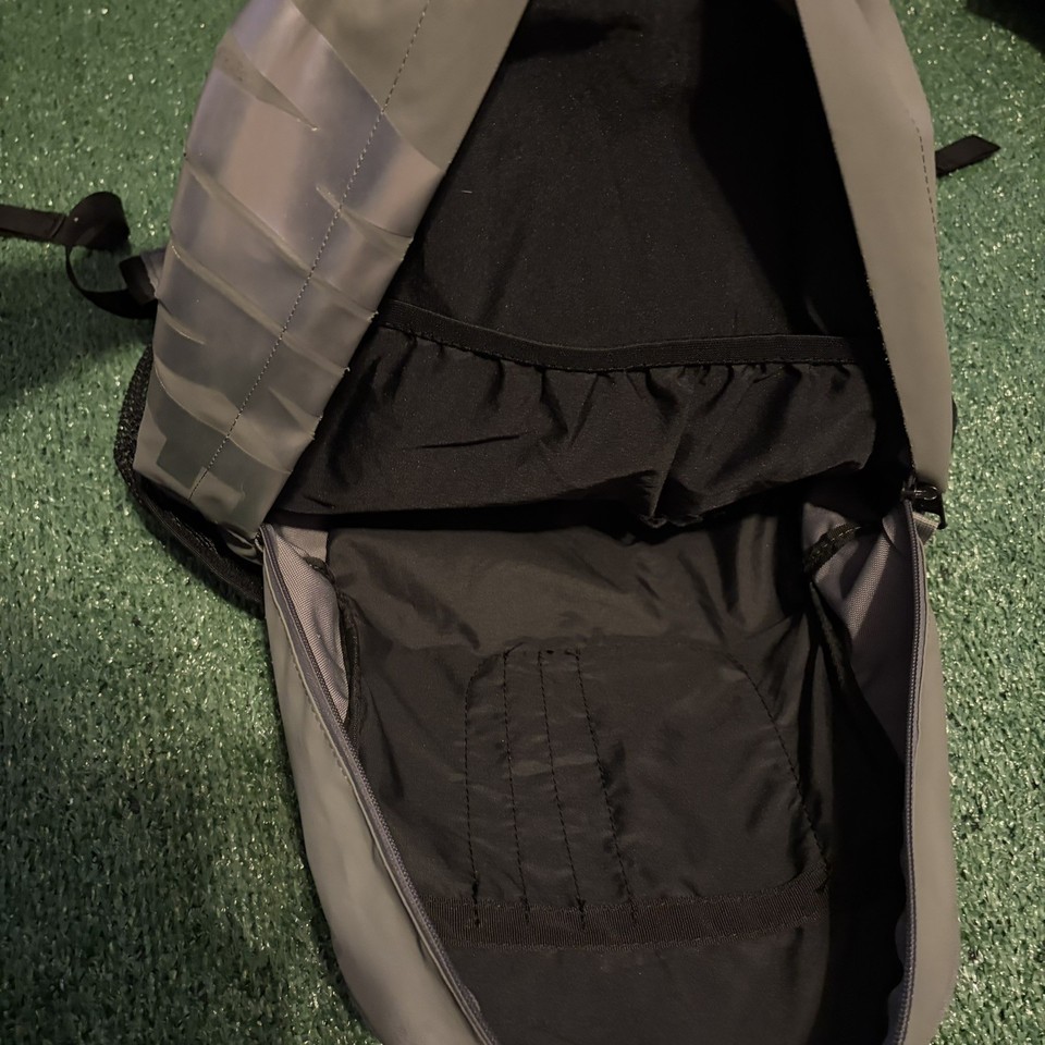 Nike Max Air Backpack Gray/Black Reflective Chevron Athletic Sports Bag ...