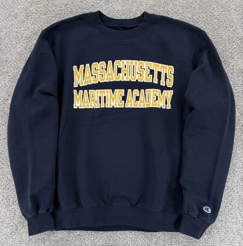 Massachusetts Maritime Academy Champion Sweatshirt Men's M Navy Blue ...