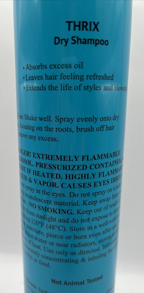 THRIX Dry Shampoo Volume Texture Color Care 6.7 Oz. Volume, Refresh ...