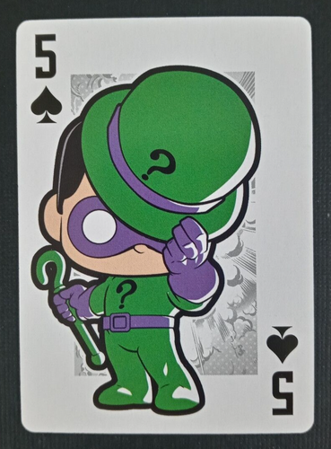 Funko Pop DC Comics Playing Card Riddler 5 Spades | eBay