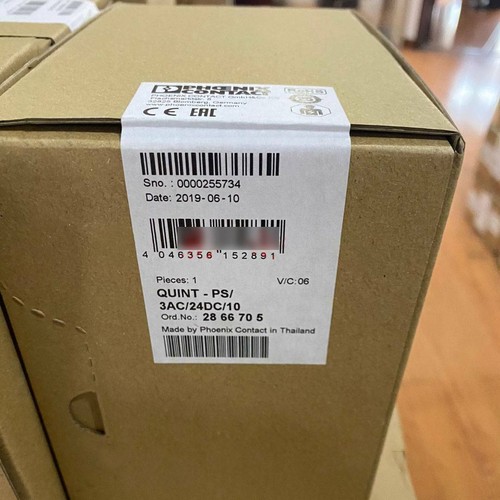One New PHOENIX 2866705 QUINT-PS/3AC/24DC/10 Phoenix Switching Power ...
