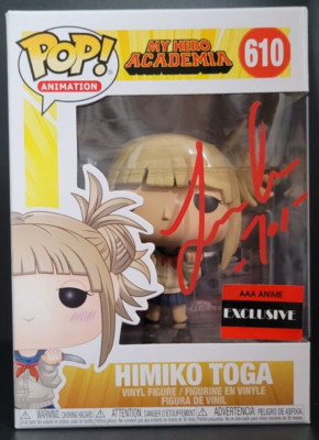 Funko Pop! Leah Clark Signed MHA Himiko Toga AAA Exclusive + FREE ...