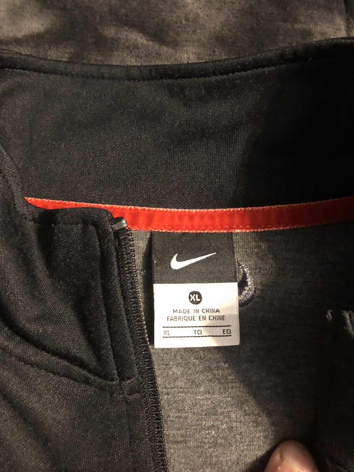 lebron james nike witness track jacket Vintage Size X… - Gem