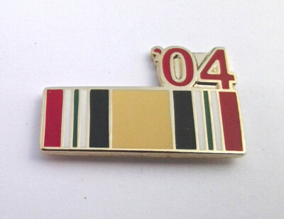 IRAQI FREEDOM 04 CAMPAIGN RIBBON (7/8") Military Iraq Hat Pin P12277 EE ...