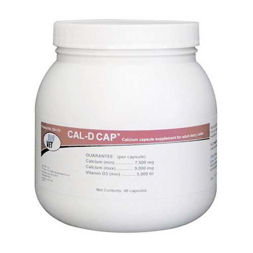 Cal-D Caps for Dairy Cattle 40 Count By Bio-Vet 74452101707| eBay