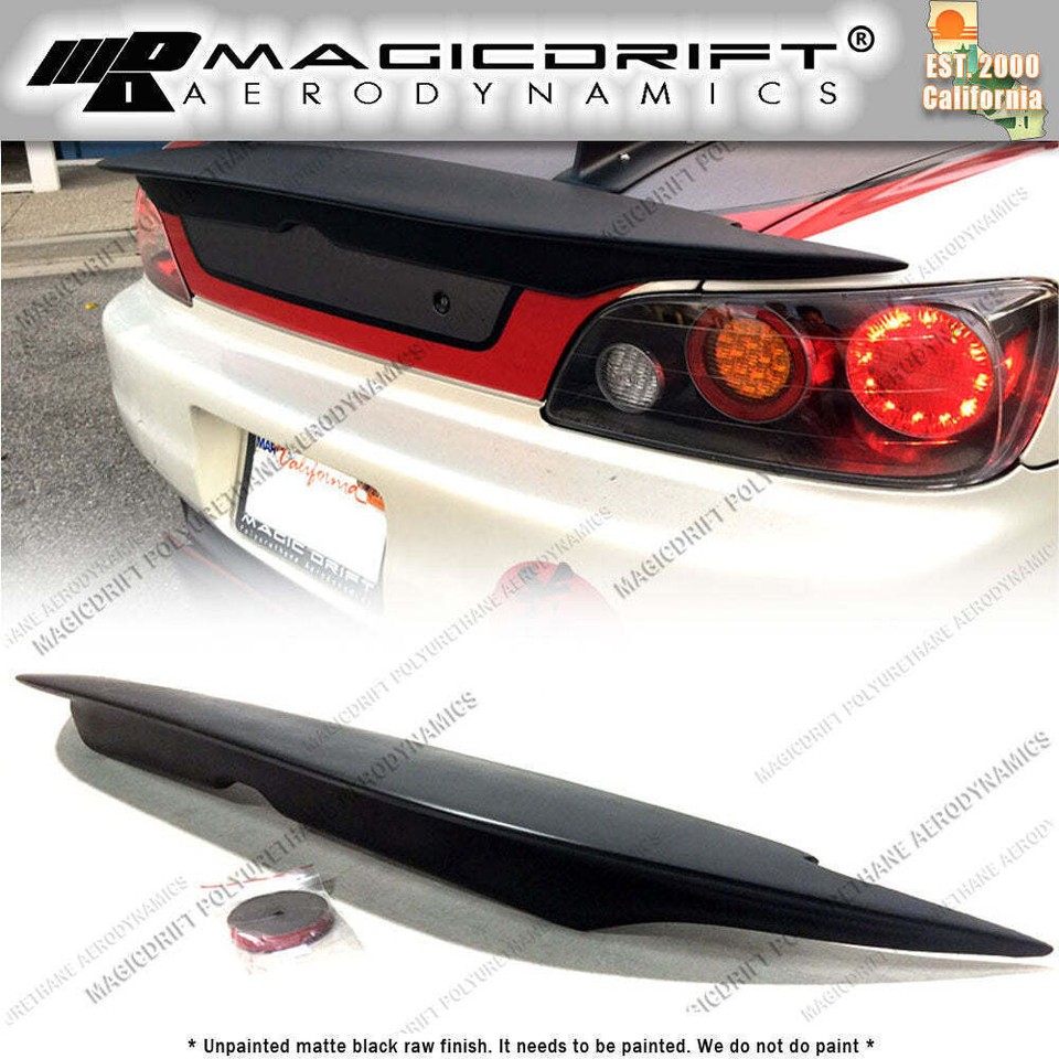 For Honda S2000 AP1 AP2 BYS Style Rear Trunk Spoiler Wing Deck Ducktail ...