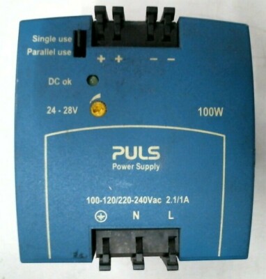 PULS ML 100 100 POWER SUPPLY 220-240VAC 1A 100W -FREE SHIPPING | eBay
