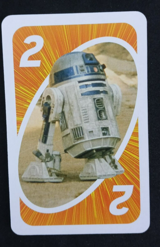 2020 Mattel Star Wars UNO Card Orange R2-D2 #2 | eBay