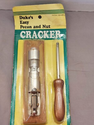 Duke's Easy Pecan and Nut Cracker Steel Wood Handle Walnut Hazelnut ...