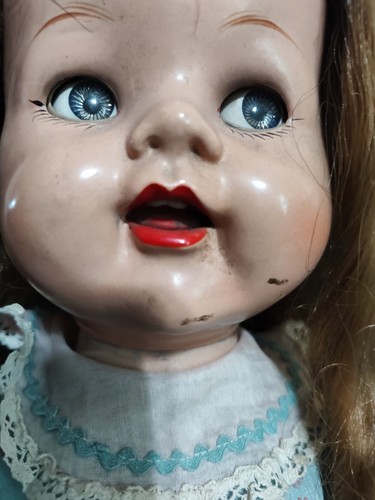 Vintage Flirty Eye Ideal Saucy Walker Doll 22" Eyes Teeth Weird Odd Curiosity | eBay