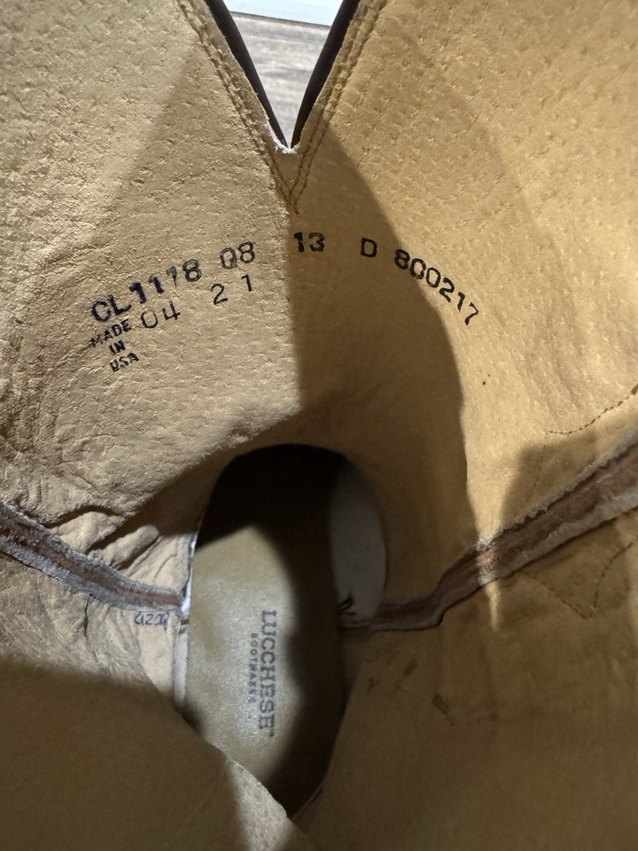 Lucchese Men's Western Boot Size 13D | eBay