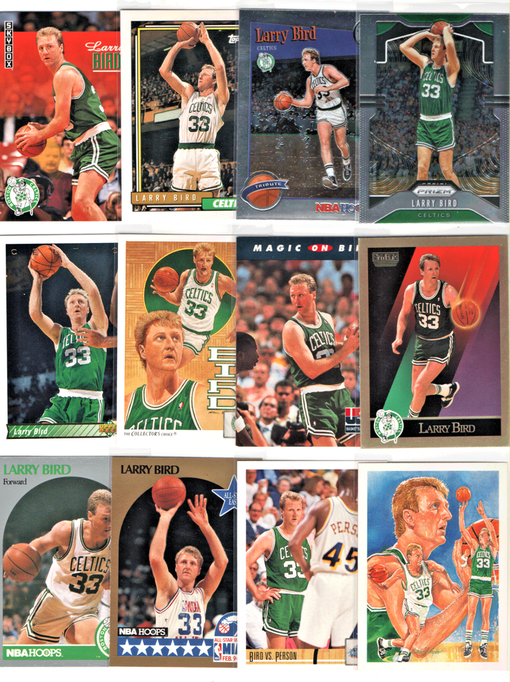 LARRY BIRD 24 Card 5 Insert Lot CELTICS MVP Champion Legend Pacers GM ...