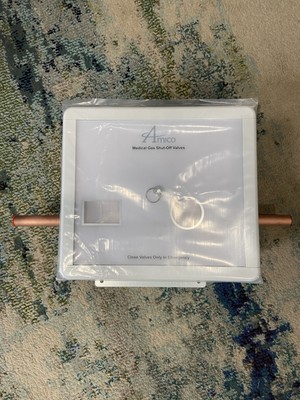Amico Medical Gas 3/4” Zone Valve Box With 0-100 Psi Gauge | eBay