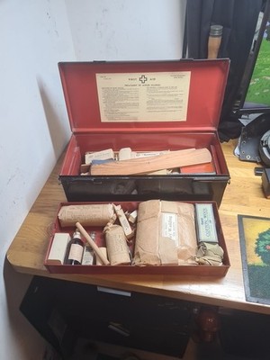 Ww2 Era First Aid Kit Boots Original Box with Contents | eBay UK
