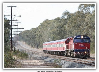 VLine N class train railroad | eBay