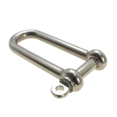 Qty 30 D Shackle Long M6 (6mm) x 48mm Marine Stainless A4 70 G316 Dee ...