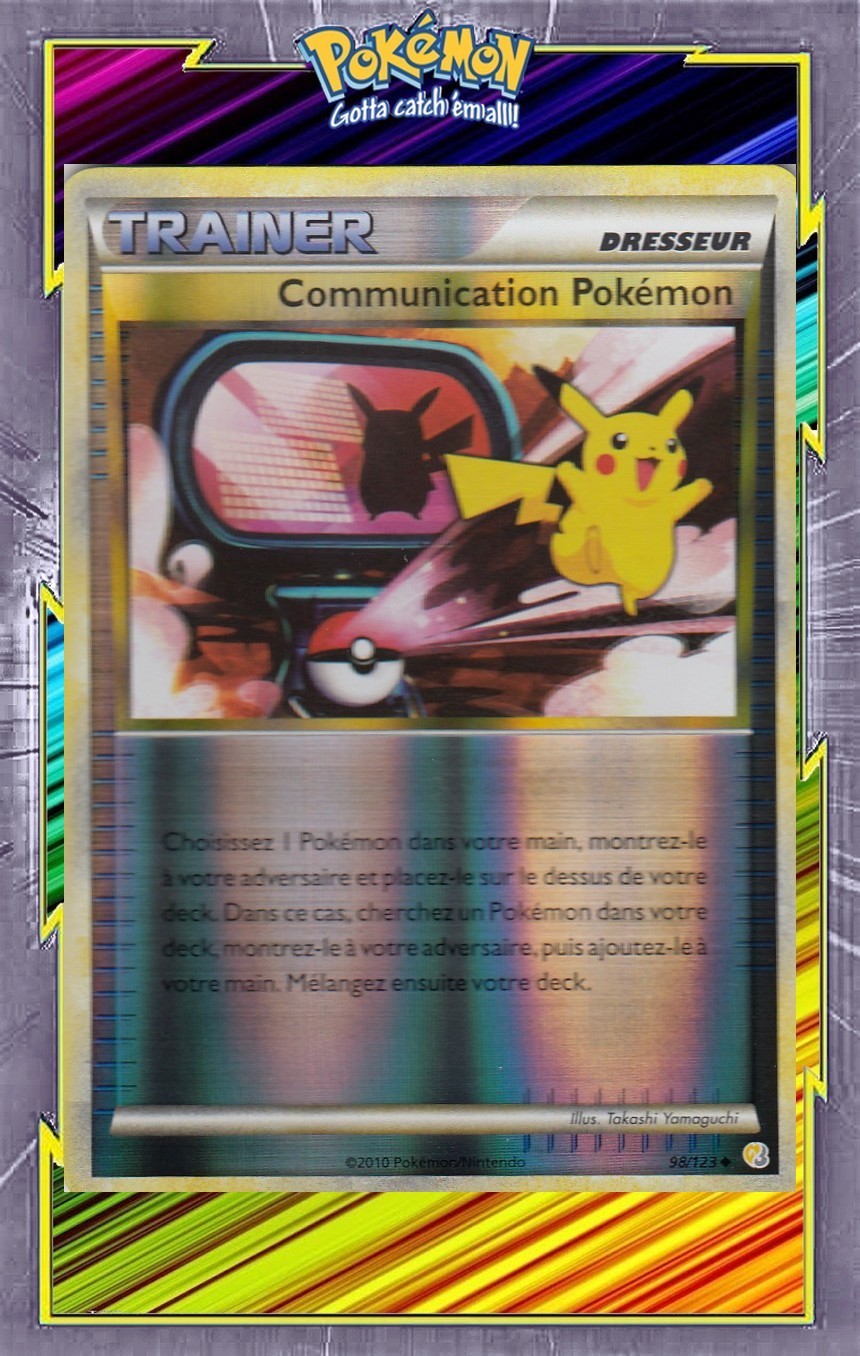 Communication Pokémon Reverse - HS01 - 98/123 - Carte Pokemon Française ...