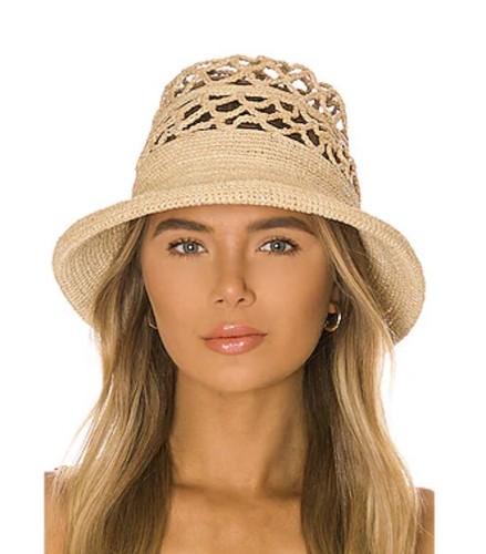 Janessa Leone Kenna Hat in Natural NWT $247 size SMALL | eBay