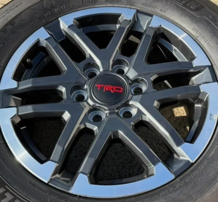4x 18" Toyota Tacoma TRD OEM black wheels rims 2024 2025 NO TIRES | eBay