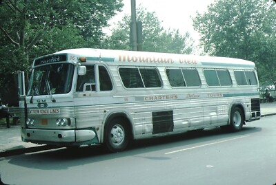 Mountain View Coach Lines GM PD 4106 Bus Kodachrome Original Kodak ...