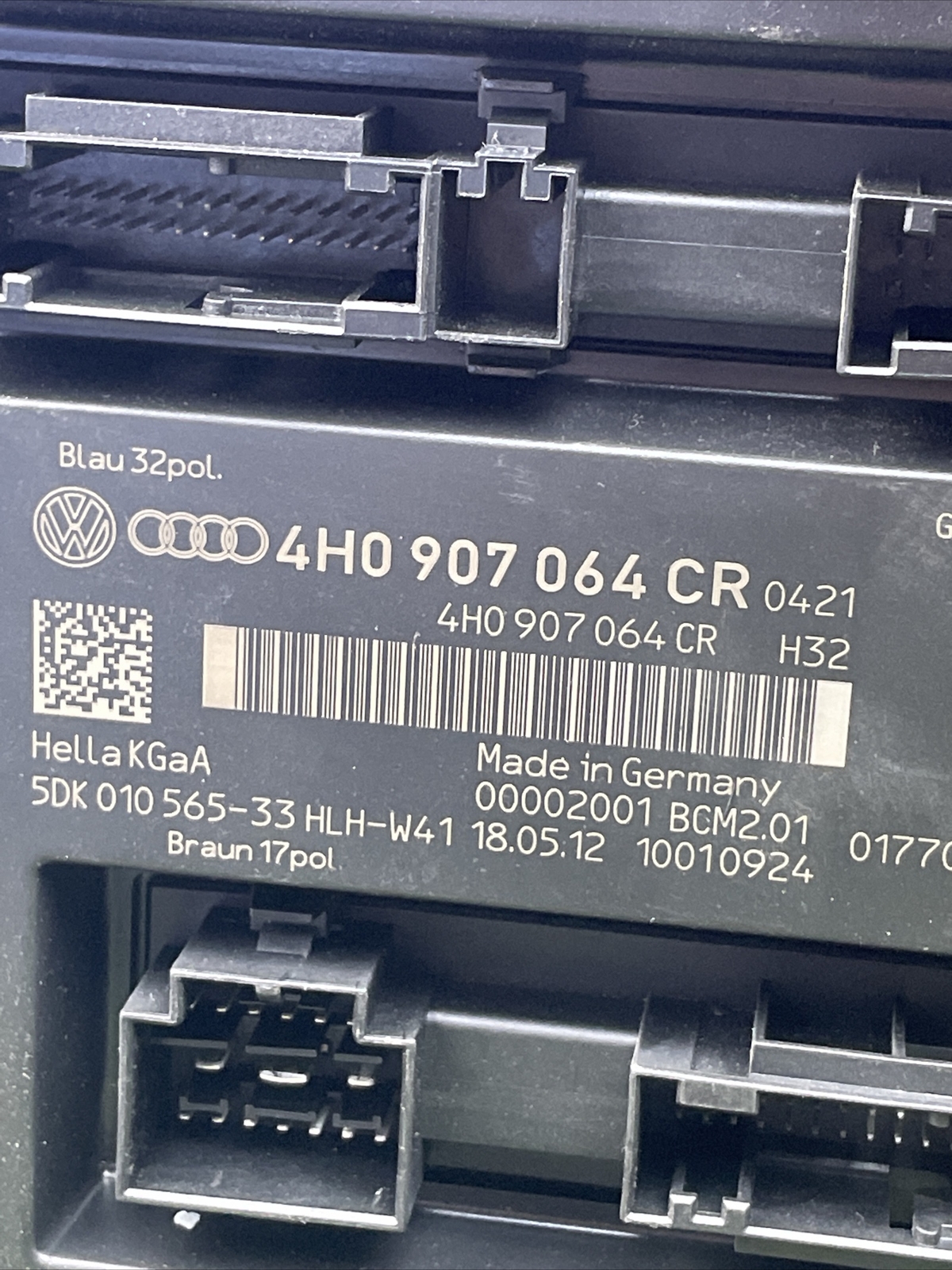 2013-2014 AUDI A7 S7 - Comfort Control Module / CCM 4H0 907 064 CR | eBay