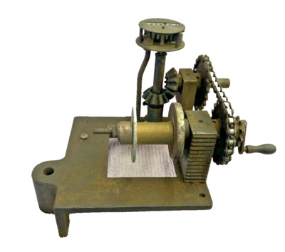 Antique Hand Crank Coil Winding Machine with counter, works! Steampunk ...